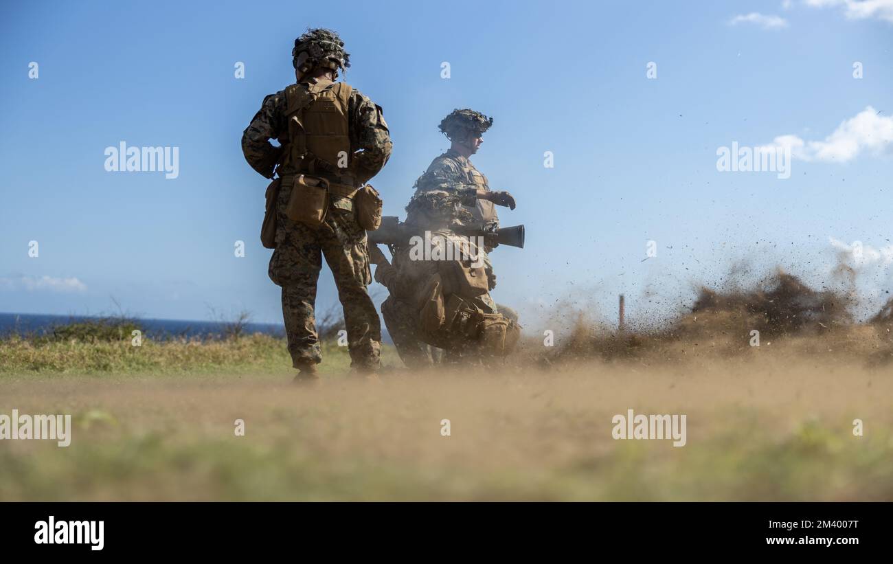 A U.S. Marine with 3d Littoral Combat Team, 3d Marine Littoral Regiment ...