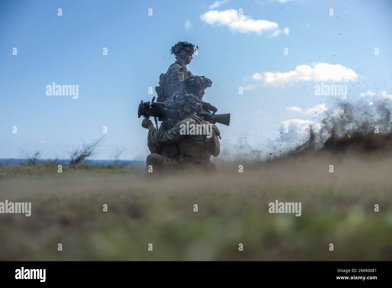 A U.S. Marine with 3d Littoral Combat Team, 3d Marine Littoral Regiment ...