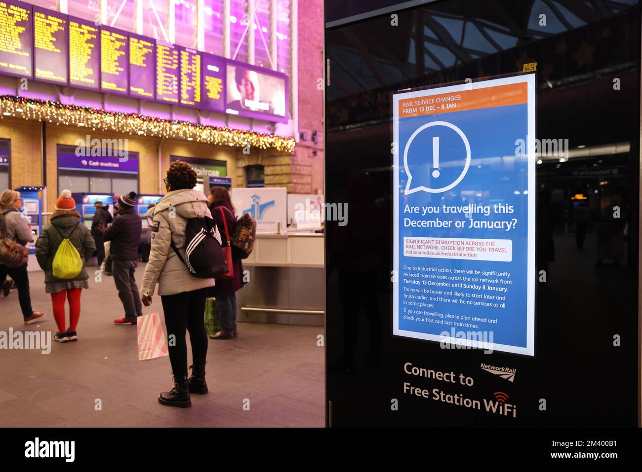 Uk train rail delays disruptions hi-res stock photography and images ...
