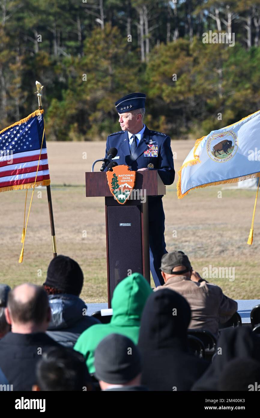 Kill Devil Hills, NC, USA, 17th December 2022, US Air Force General ...