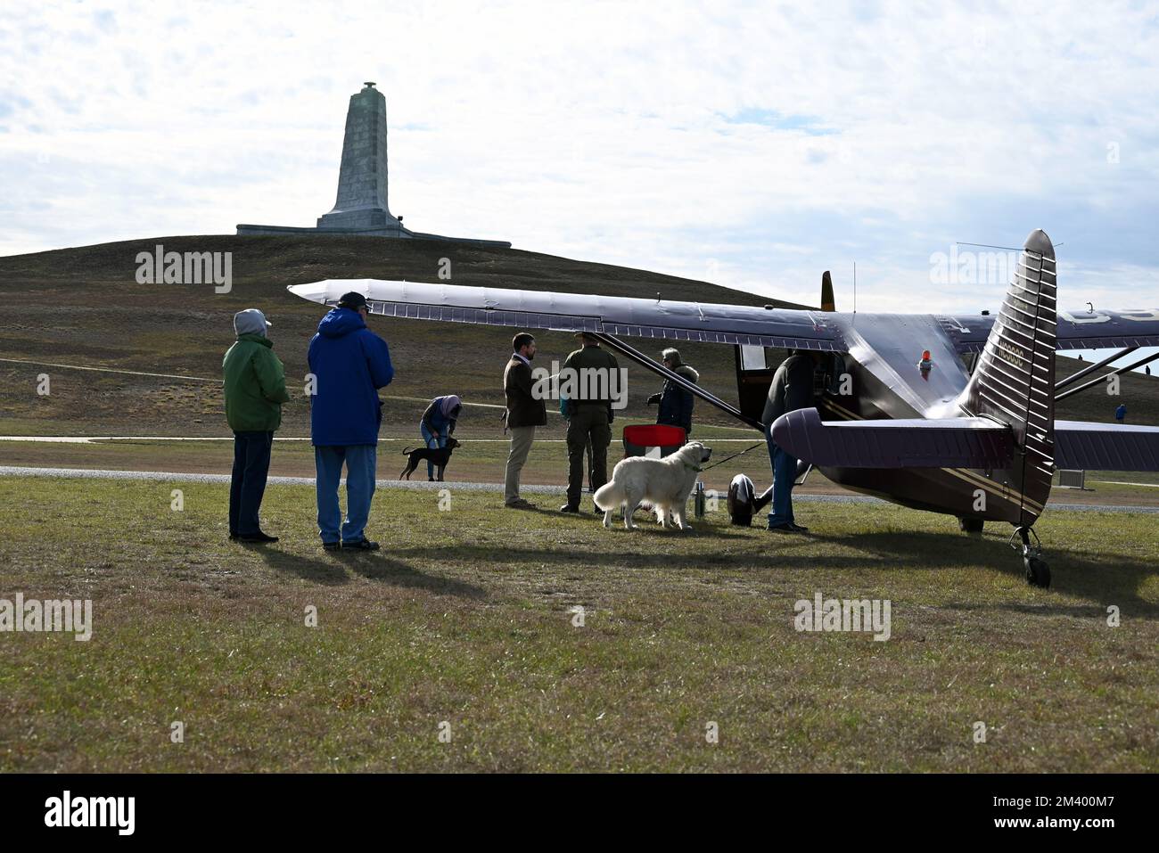 Kill Devil Hills, NC, USA, 17th December 2022, vintage aircraft park on ...