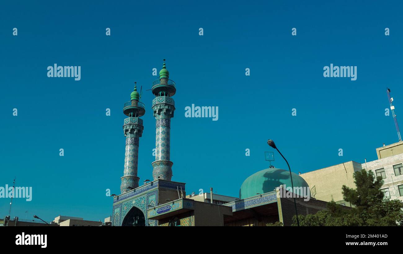 A Blue Mosque in Tehran (Regional Place), IRAN Stock Photo - Alamy