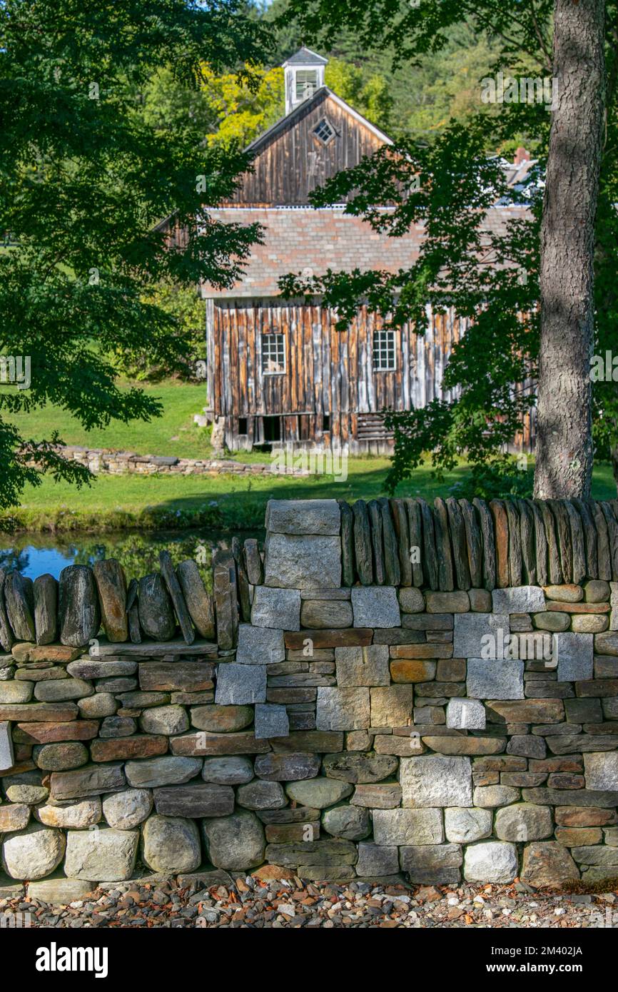 USA, Vermont, Brattleboro, Scott farm, landmark Trust, Stone Foundation ...
