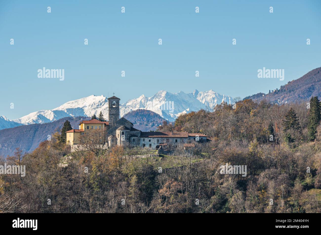 The beautiful rectory and collegiate church of San Vittore in Brezzo di ...