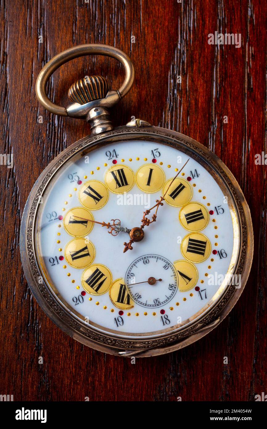 Wonderful Old Pocket Watch Still Life Stock Photo - Alamy