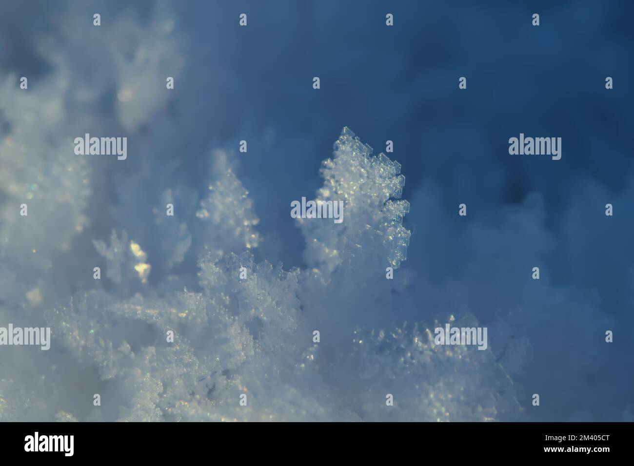 crystals of ice, beautiful detail in backlight Stock Photo - Alamy