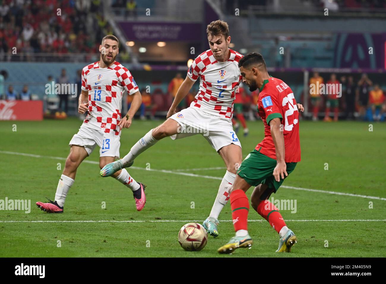 STANISIC Josip (CRO), action, duels versus ATTIAT-ALLAH Yahya (MAR ...