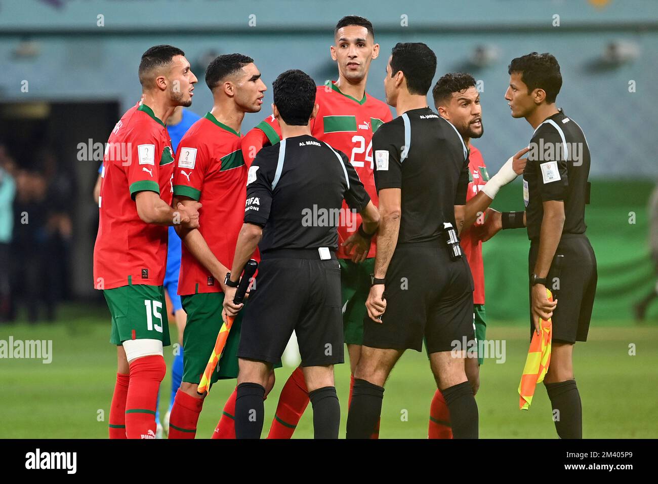 From left: AMALLAH Selim (MAR), HAKIMI Achraf (MAR) BENOUN Badr (MAR ...