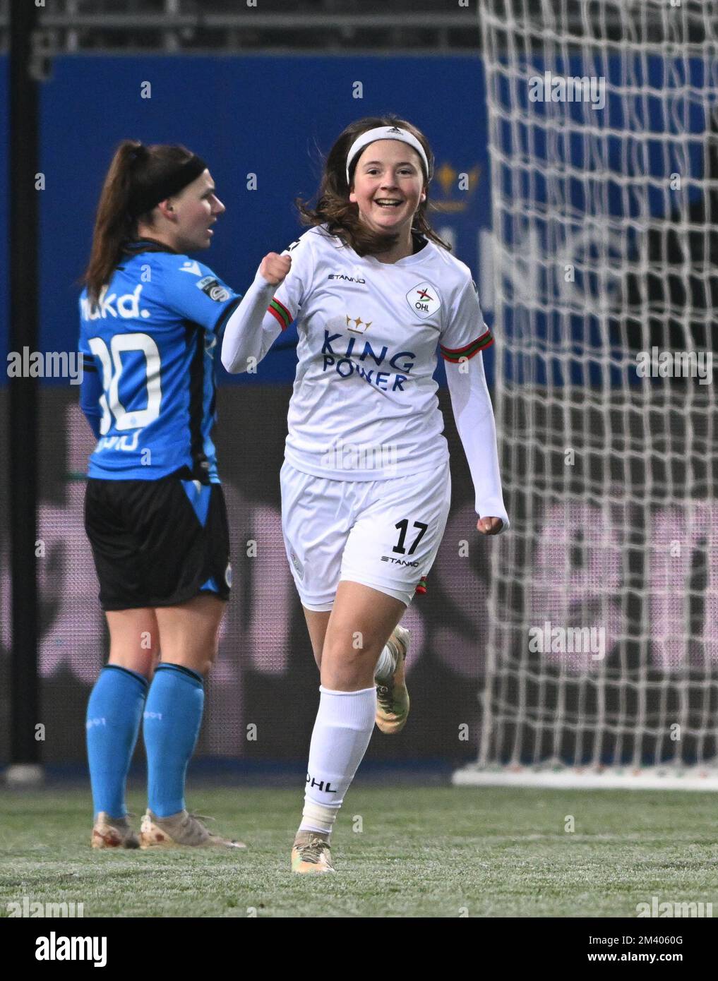 Leuven , Belgium. 17 December, 2022. Debby Coenraets (17) of OHL ...