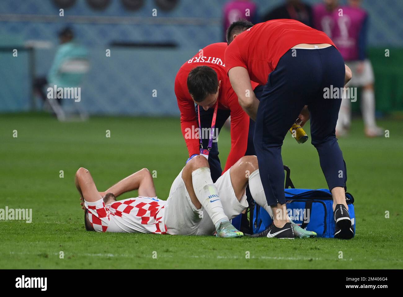 Andrej KRAMARIC (CRO) injured, injury. Third place match, match for 3rd ...