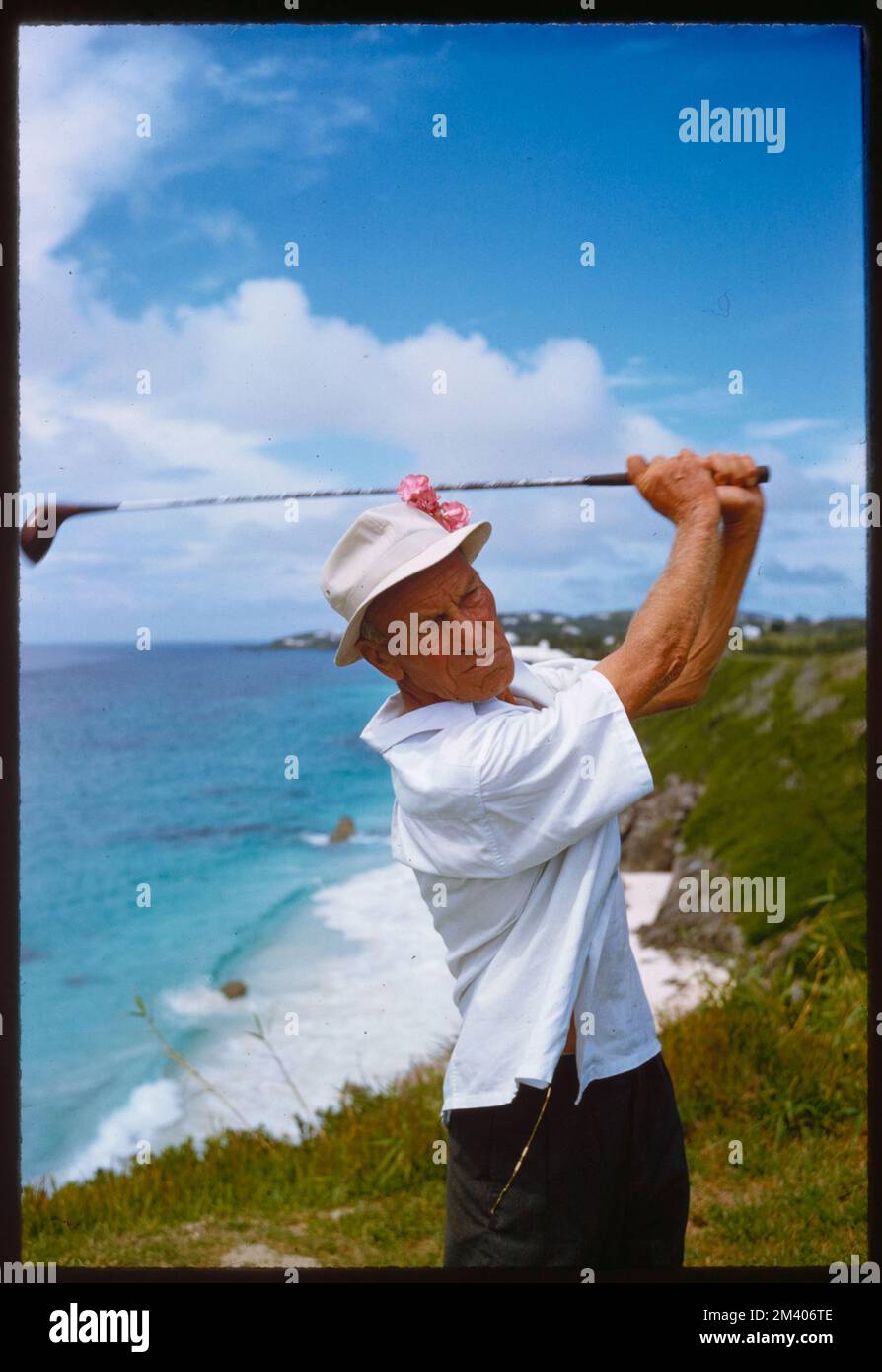 Archie Compton, driving, Toni Frissell, Antoinette Frissell Bacon ...