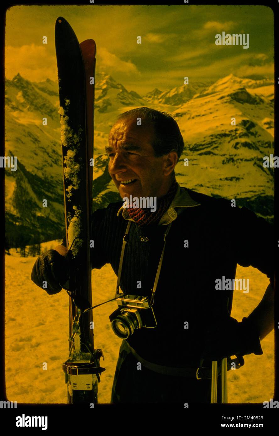 Zermatt, Switzerland, Jimmy Riddel British Ski Team, Toni Frissell ...