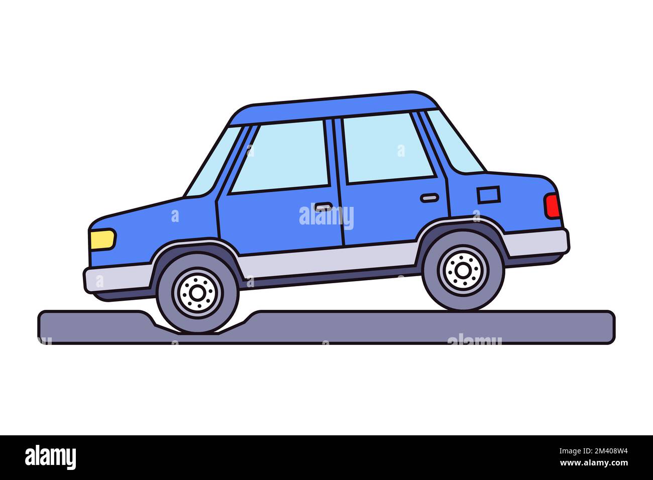 Pothole motorway Stock Vector Images - Alamy