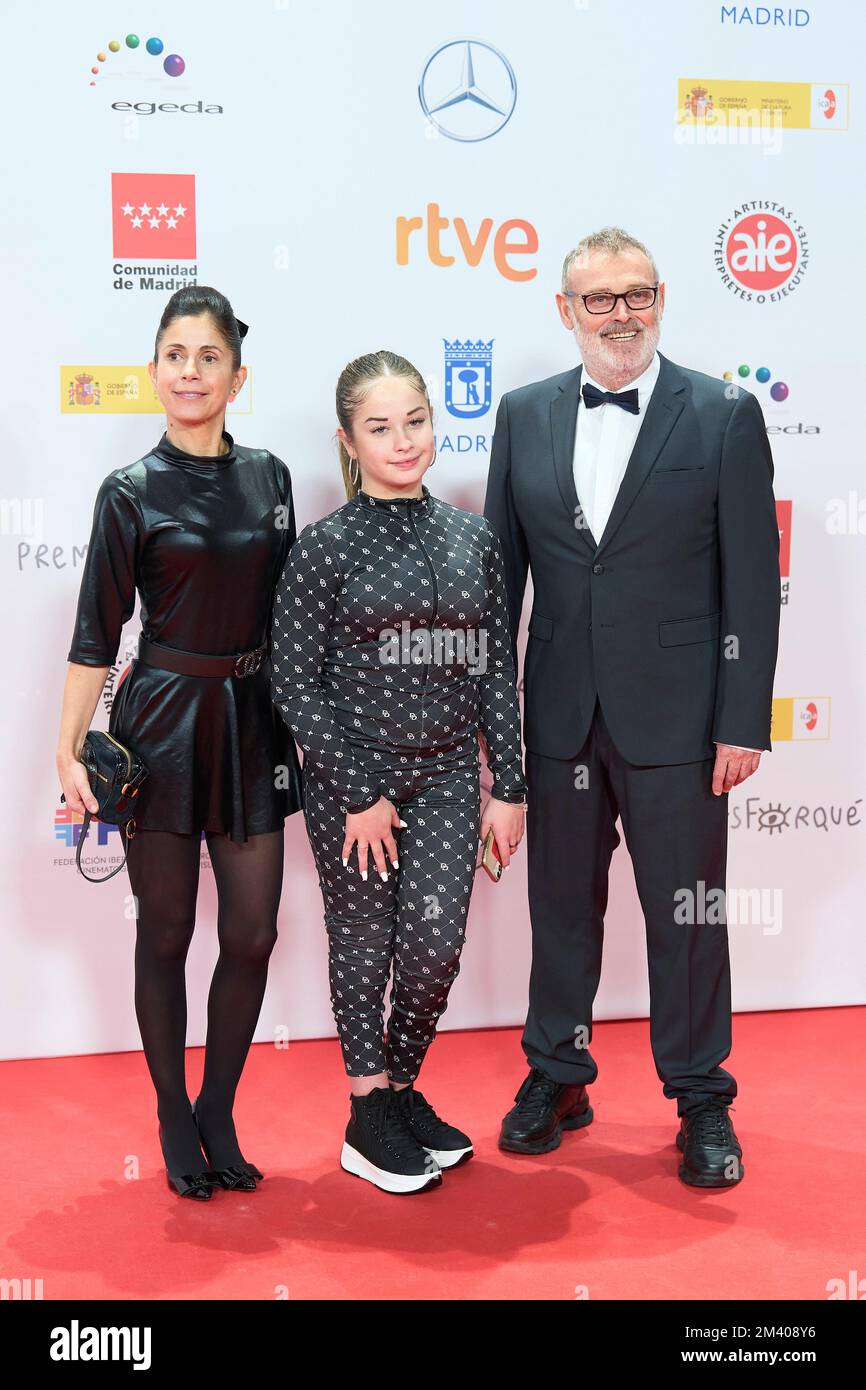 Madrid, Spain. 17th December, 2022. Pablo Carbonell, Maria Arellano ...