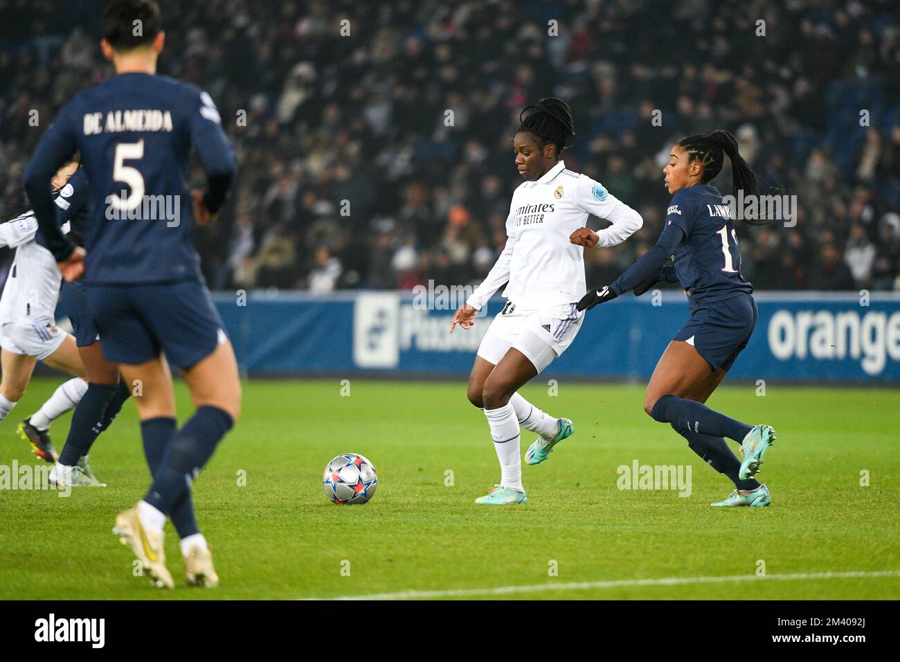 Naomie Feller during the UEFA Women's Champions League, Group A ...