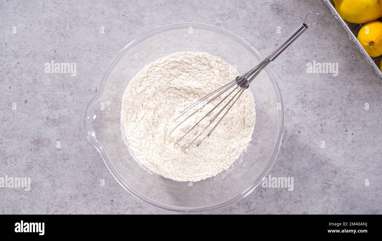 Lemon cranberry bundt cake Stock Photo - Alamy