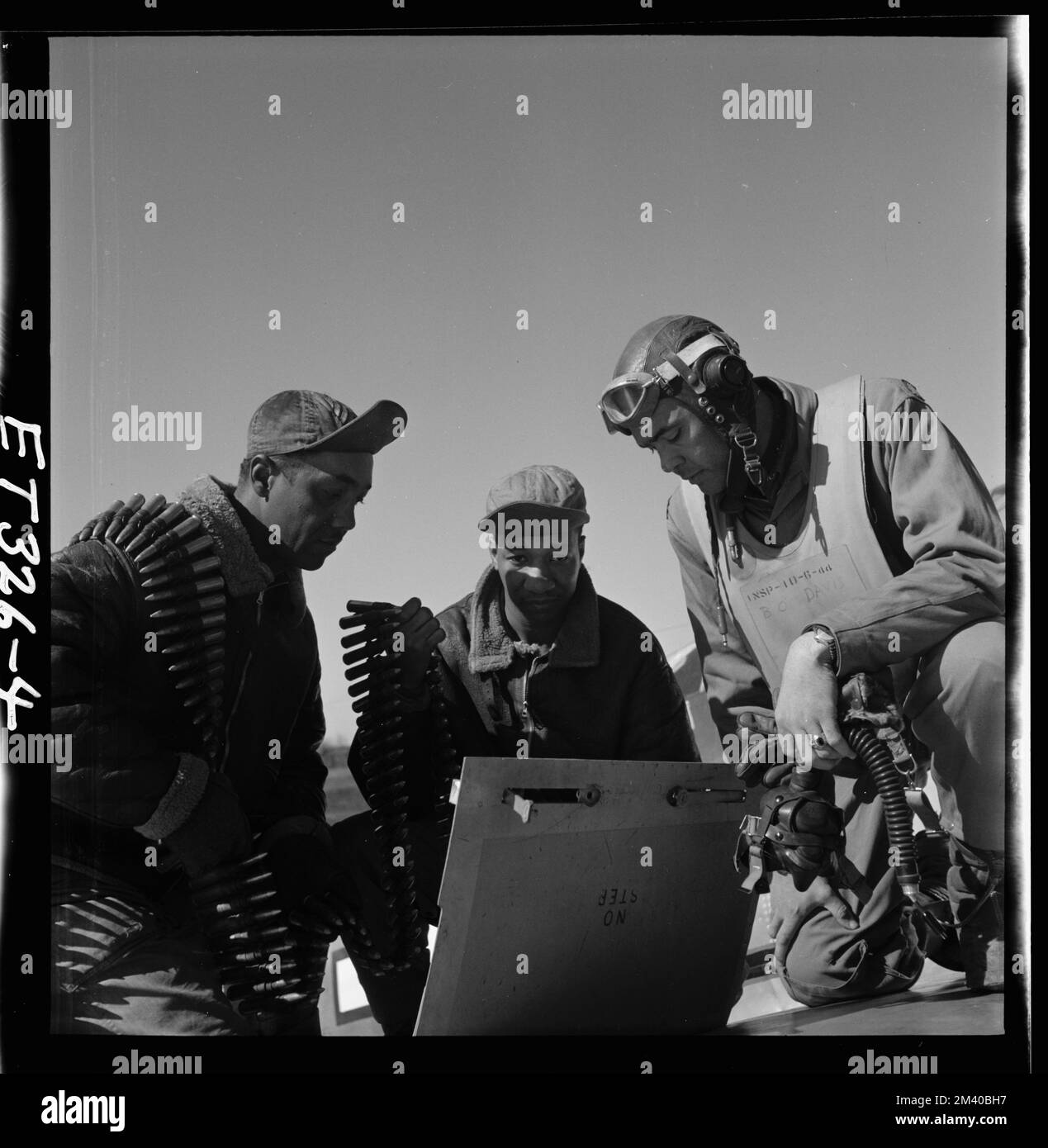 Tuskegee airmen Roscoe C. Brown, Marcellus G. Smith, and Benjamin O ...