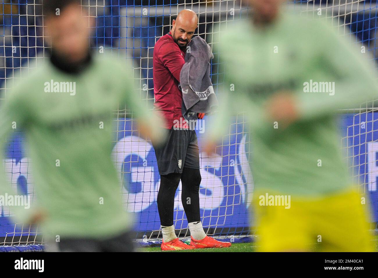 Pepe Reina player of Villareal, during a friendly match that between ...