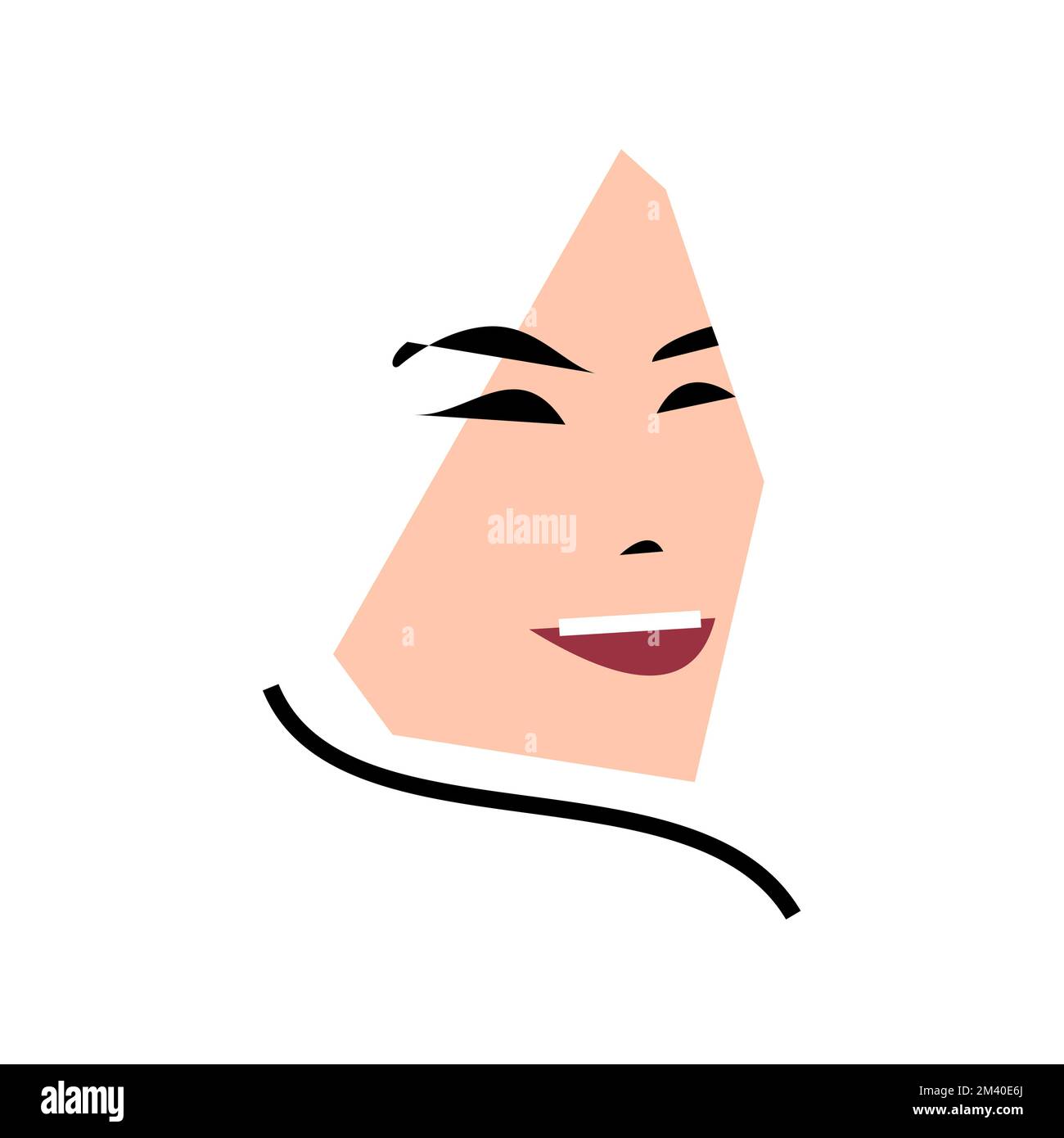 Twisted smile Cut Out Stock Images & Pictures - Alamy