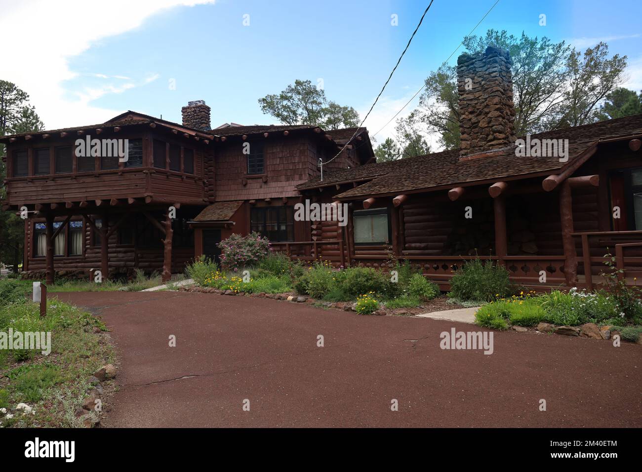 8-30-2022: Flagstaff, Arizona: Riordan Mansion Stock Photo - Alamy