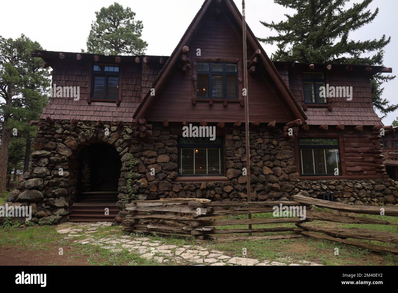 8-30-2022: Flagstaff, Arizona: Riordan Mansion Stock Photo - Alamy
