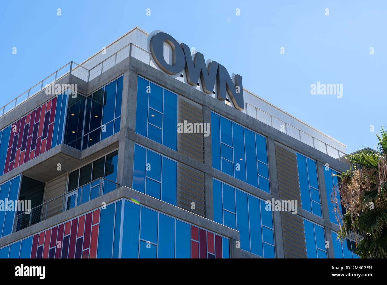 OWN (Oprah Winfrey Network) headquarters in Los Angeles, CA, USA Stock ...
