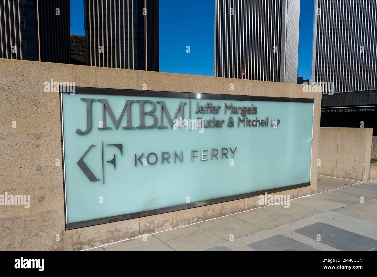 The company signs JMBM (Law firm) and Korn Ferry (management consulting ...