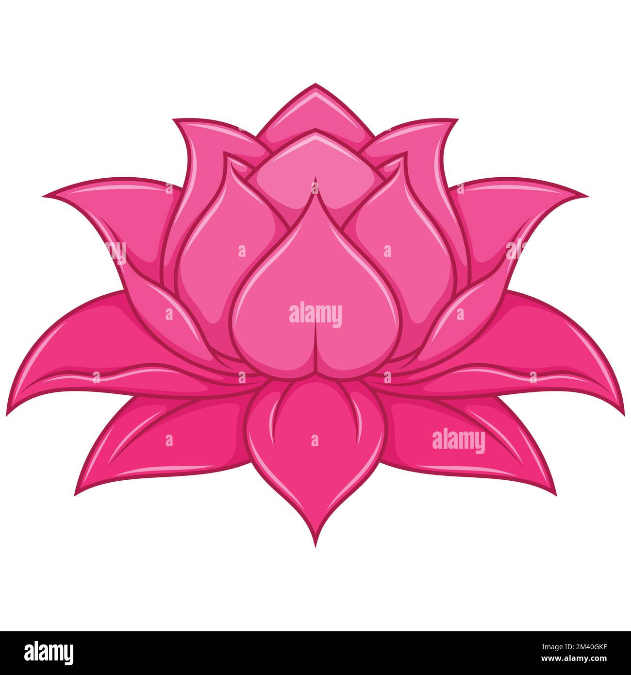 Stylized Lotus Flower Vector Art at Laura Black blog