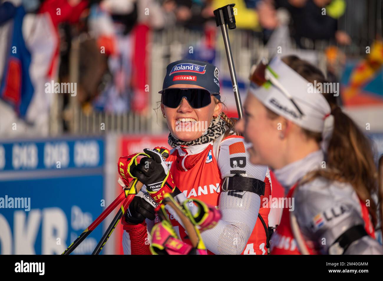 MEIER Lea during the BMW IBU World Cup 2022, Annecy - Le Grand-Bornand ...