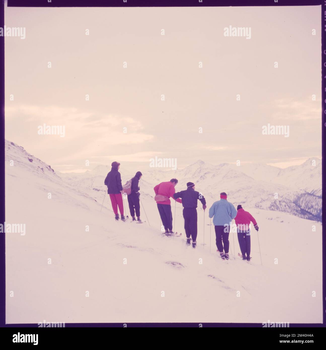 Gotshnagrat Top Down the Schwartseealp? to Wolfgang in untracked powder ...