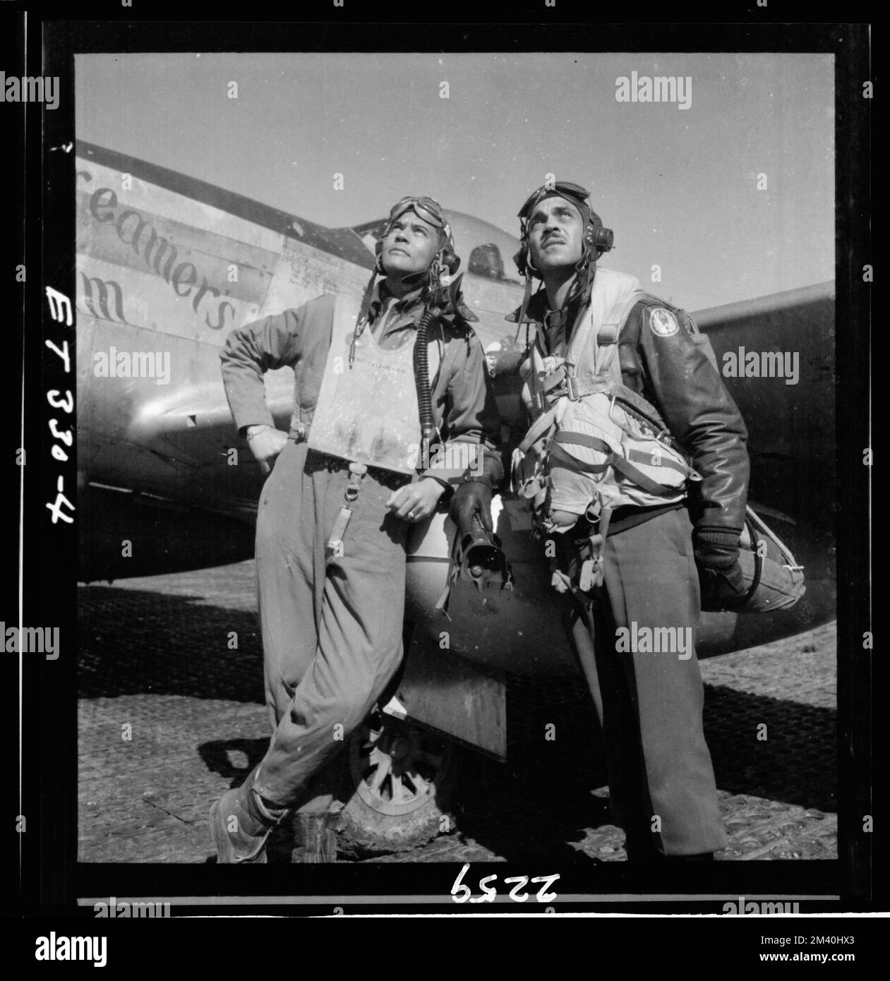 Col. Benjamin O. Davis, full-length portrait, and Edward C. Gleed ...