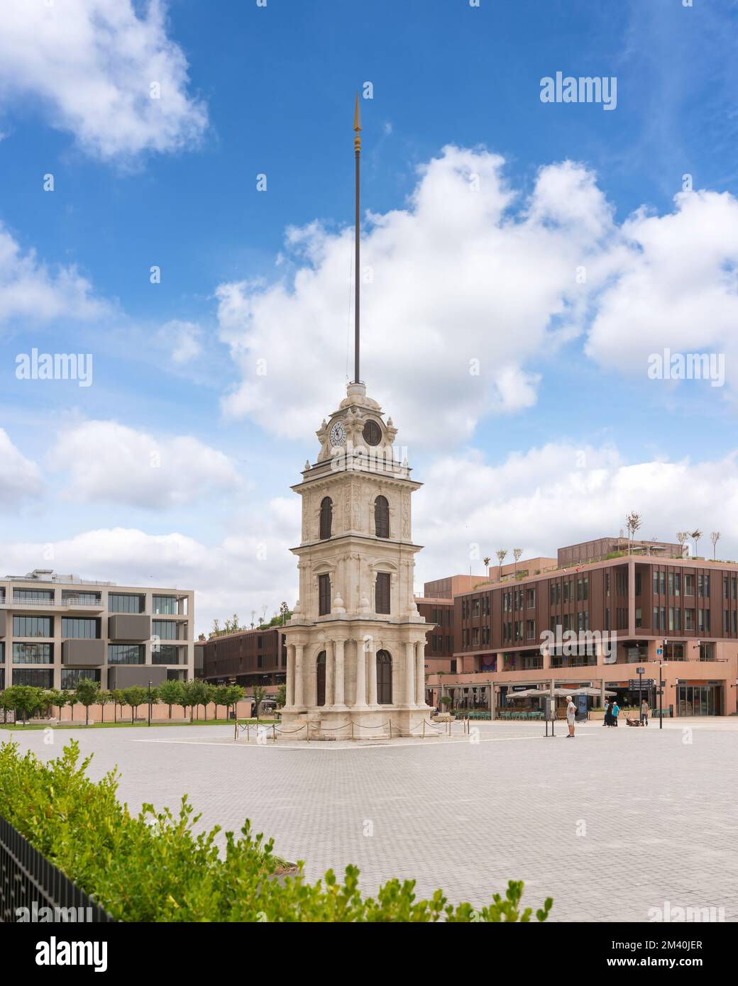 Istanbul, Turkey - August 31, 2022: Recently restored Nusretiye Clock ...
