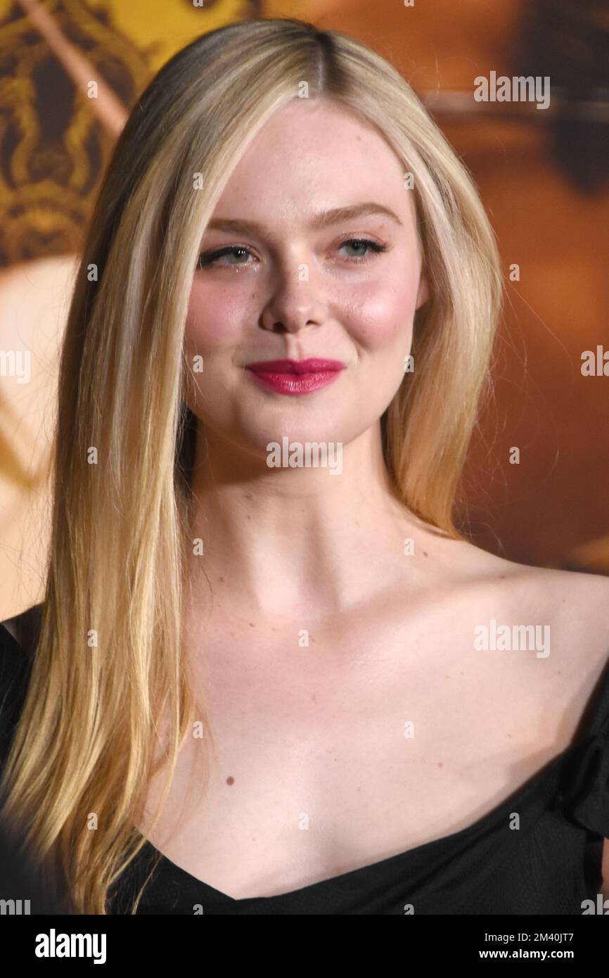 Los Angeles, California, USA 15th December 2022 Actress Elle Fanning ...