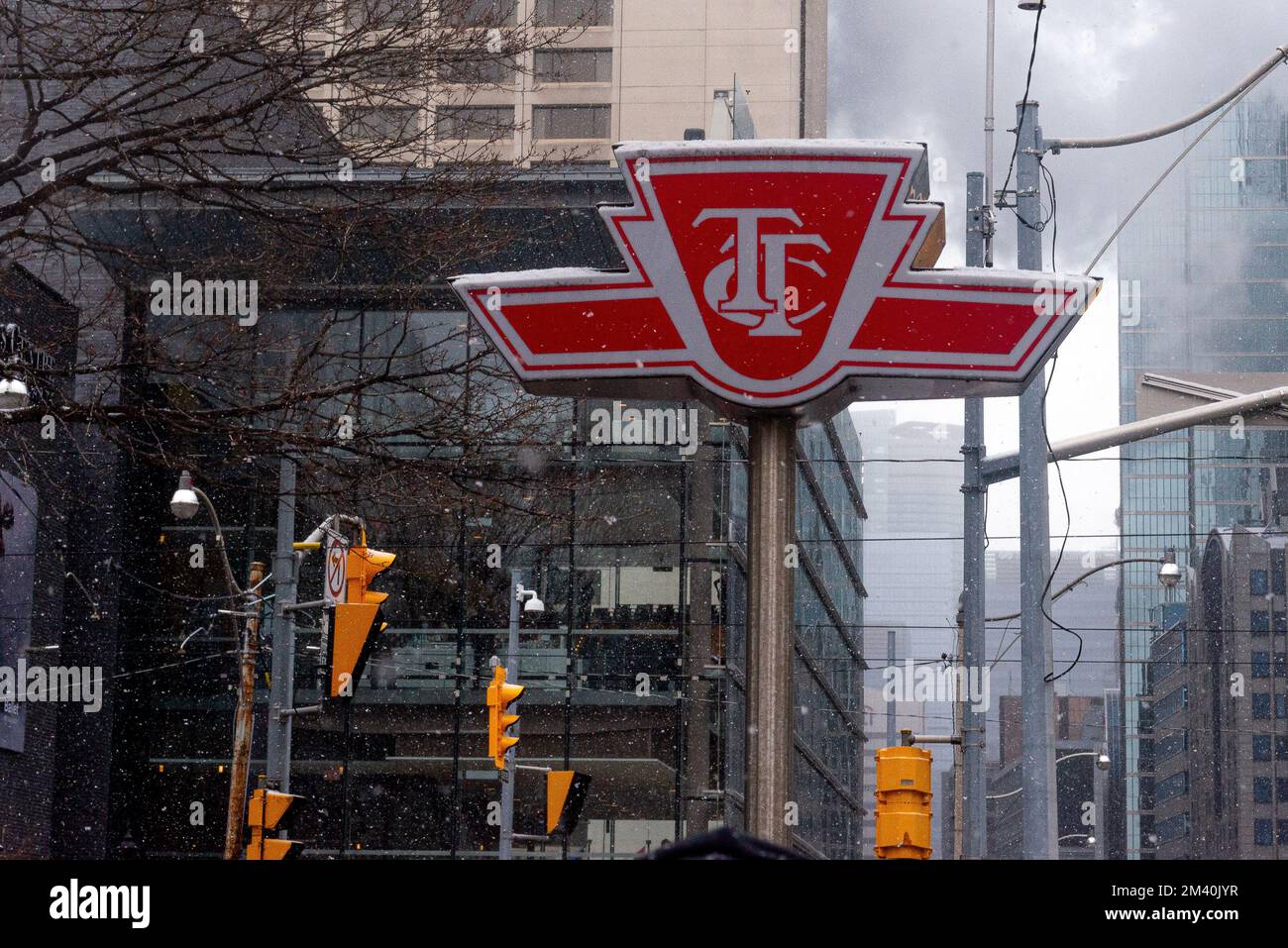Toronto, ON, Canada – December 17, 2022: The sign of the Toronto ...