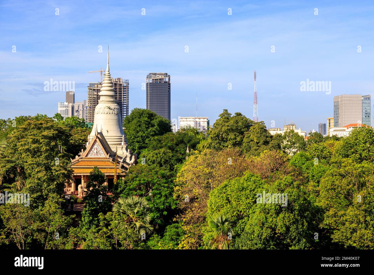 Wat Phnom or Wat Phnom Donpeen is a Khmer Thereavada Buddhist temple in ...
