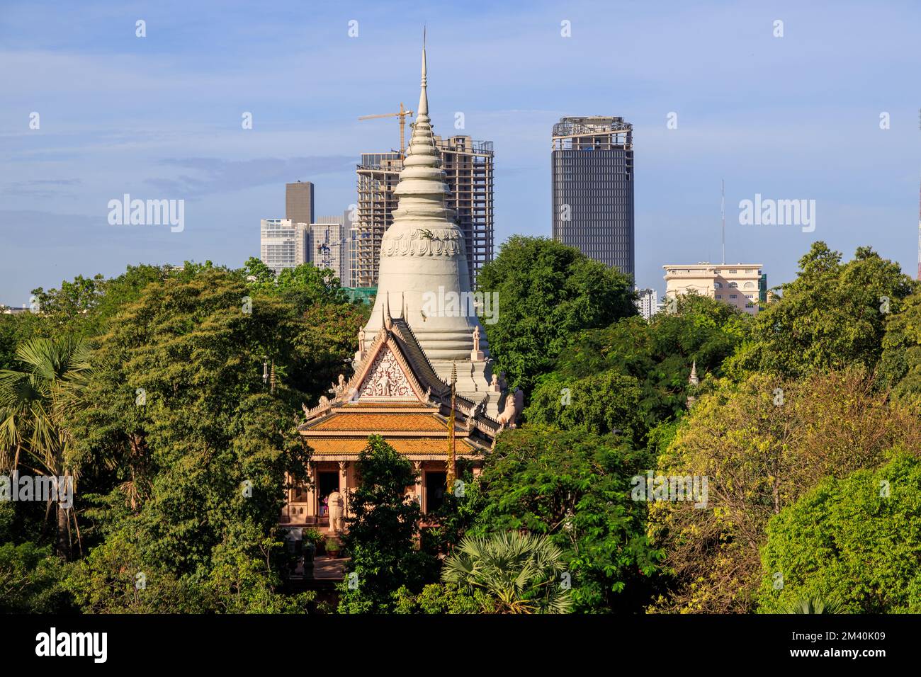 Wat Phnom or Wat Phnom Donpeen is a Khmer Thereavada Buddhist temple in ...