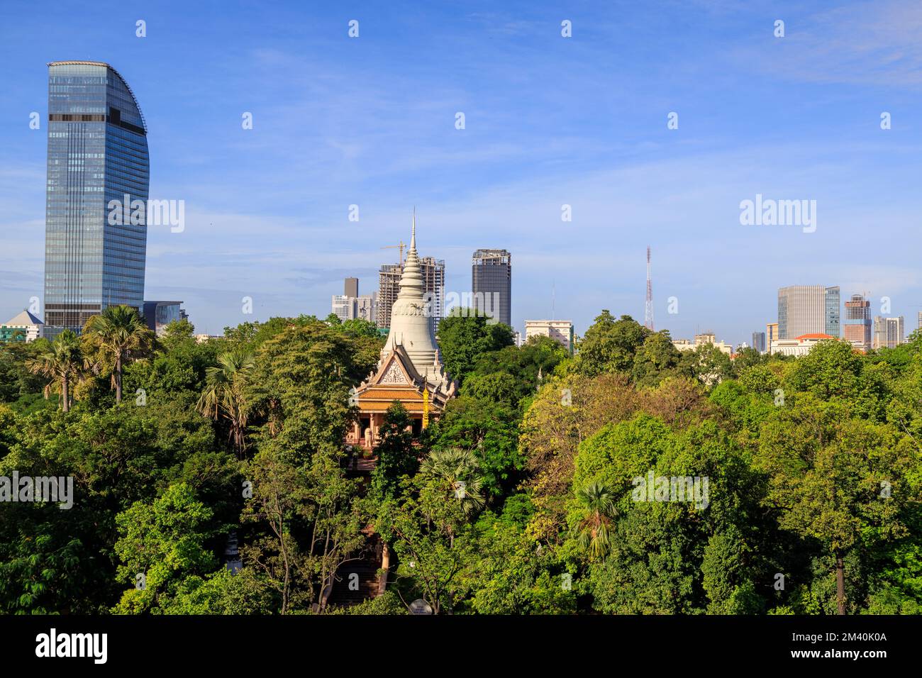 Wat Phnom or Wat Phnom Donpeen is a Khmer Thereavada Buddhist temple in ...