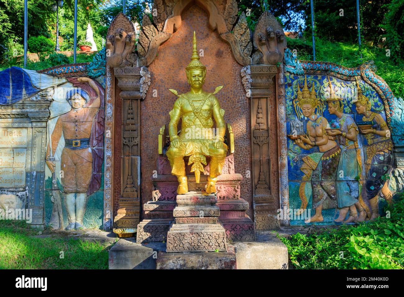 Wat Phnom or Wat Phnom Donpeen is a Khmer Thereavada Buddhist temple in ...
