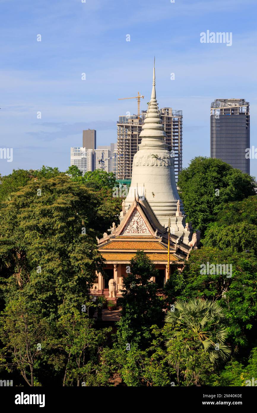 Wat Phnom or Wat Phnom Donpeen is a Khmer Thereavada Buddhist temple in ...