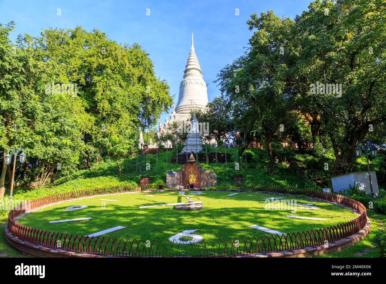 Wat Phnom or Wat Phnom Donpeen is a Khmer Thereavada Buddhist temple in ...