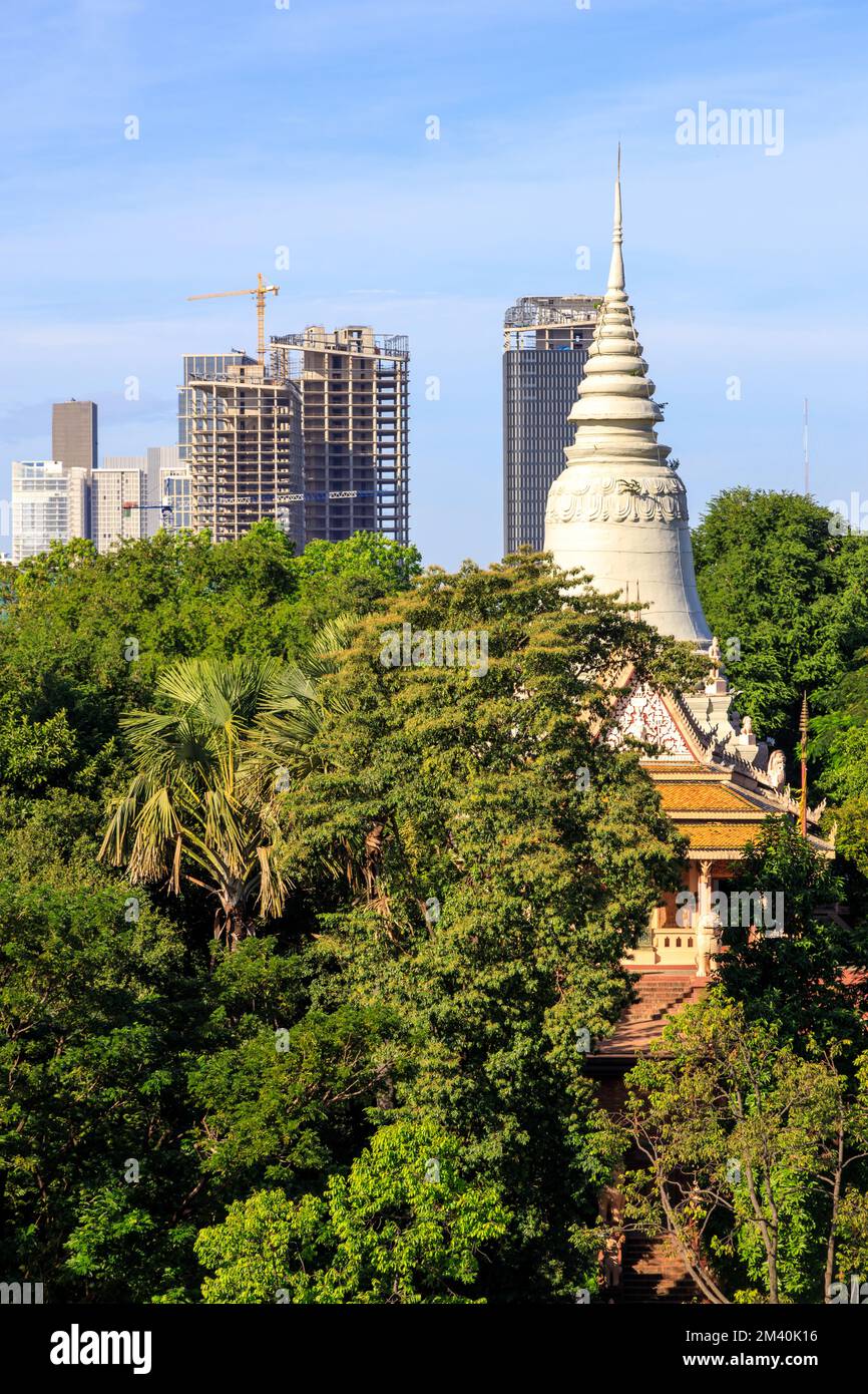 Wat Phnom or Wat Phnom Donpeen is a Khmer Thereavada Buddhist temple in ...