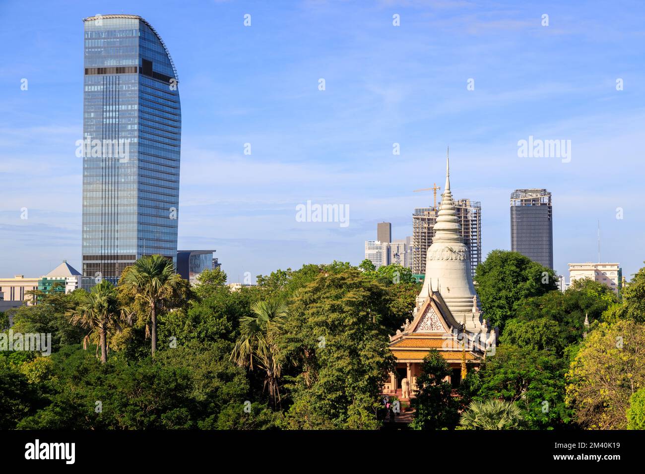 Wat Phnom or Wat Phnom Donpeen is a Khmer Thereavada Buddhist temple in ...