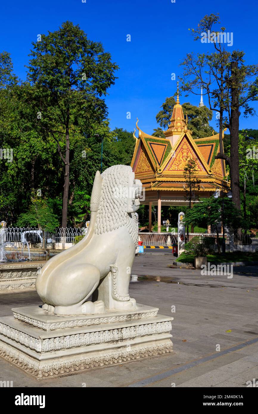 Wat Phnom or Wat Phnom Donpeen is a Khmer Thereavada Buddhist temple in ...