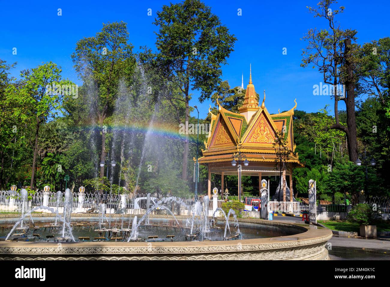 Wat Phnom or Wat Phnom Donpeen is a Khmer Thereavada Buddhist temple in ...