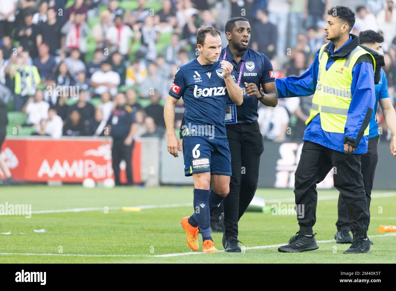 December 17, 2022: MELBOURNE, AUSTRALIA - DECEMBER 17: Leigh Broxham of ...