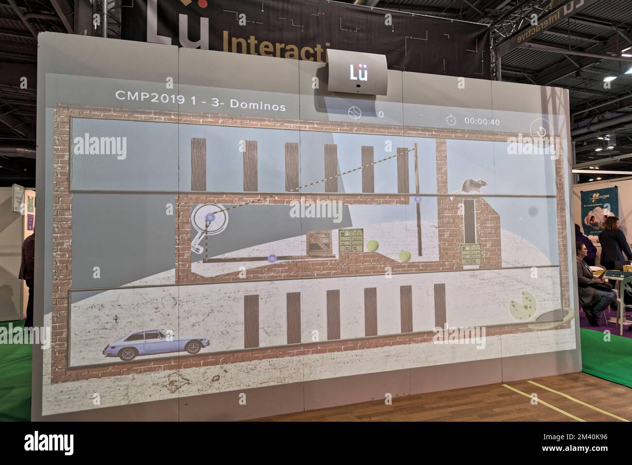 Paris, France.1th Dec, 2022.The companies present at the Educ@tech Expo ...