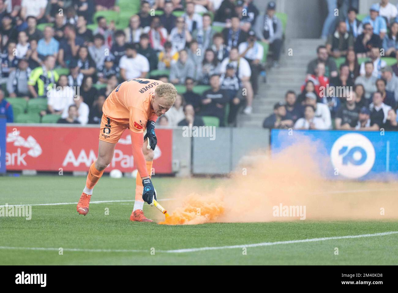 December 17, 2022: MELBOURNE, AUSTRALIA - DECEMBER 17: Thomas Glover of ...