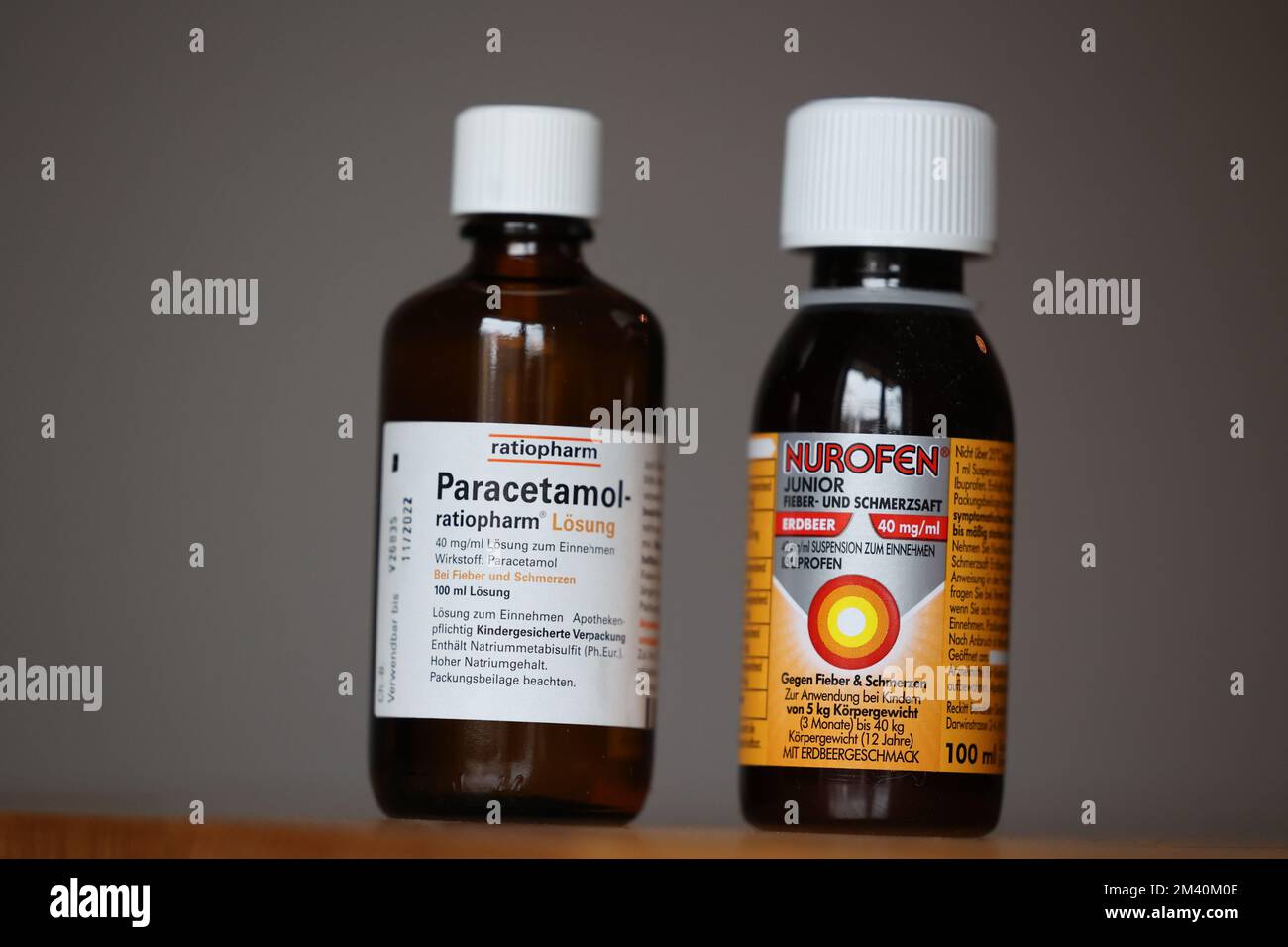 Berlin, Germany. 17th Dec, 2022. The fever juices for children, on the ...