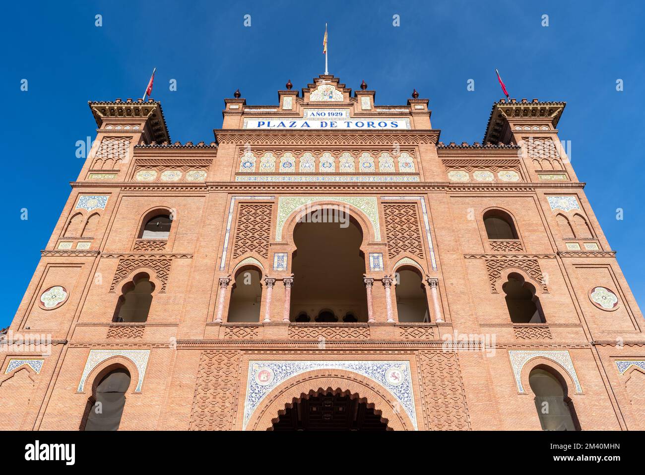 Plaza de toros de Las Ventas, largest bullfighting arena in Spain in ...