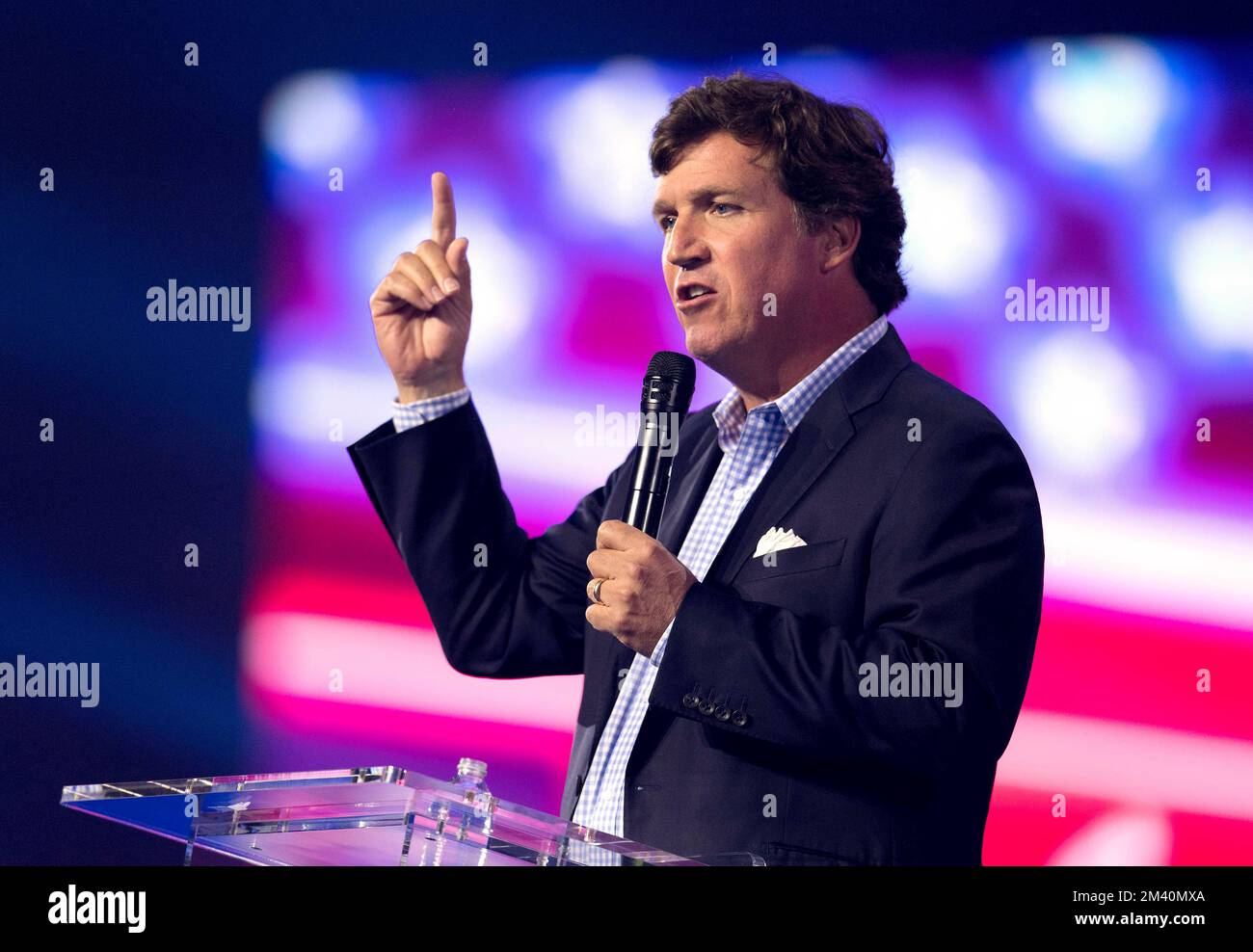 Phoenix, Arizona, USA. 17th Dec, 2022. Fox News host TUCKER CARLSON ...